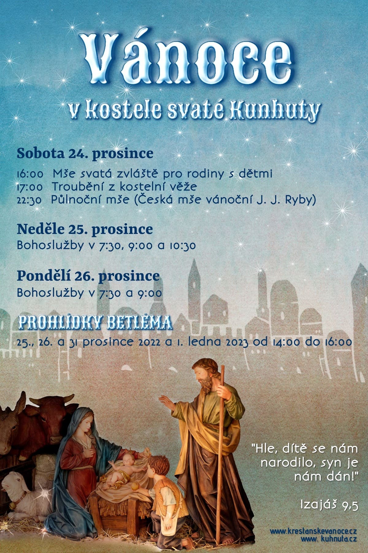 Vánoce v kostele svaté Konhuty - vysocina.eu